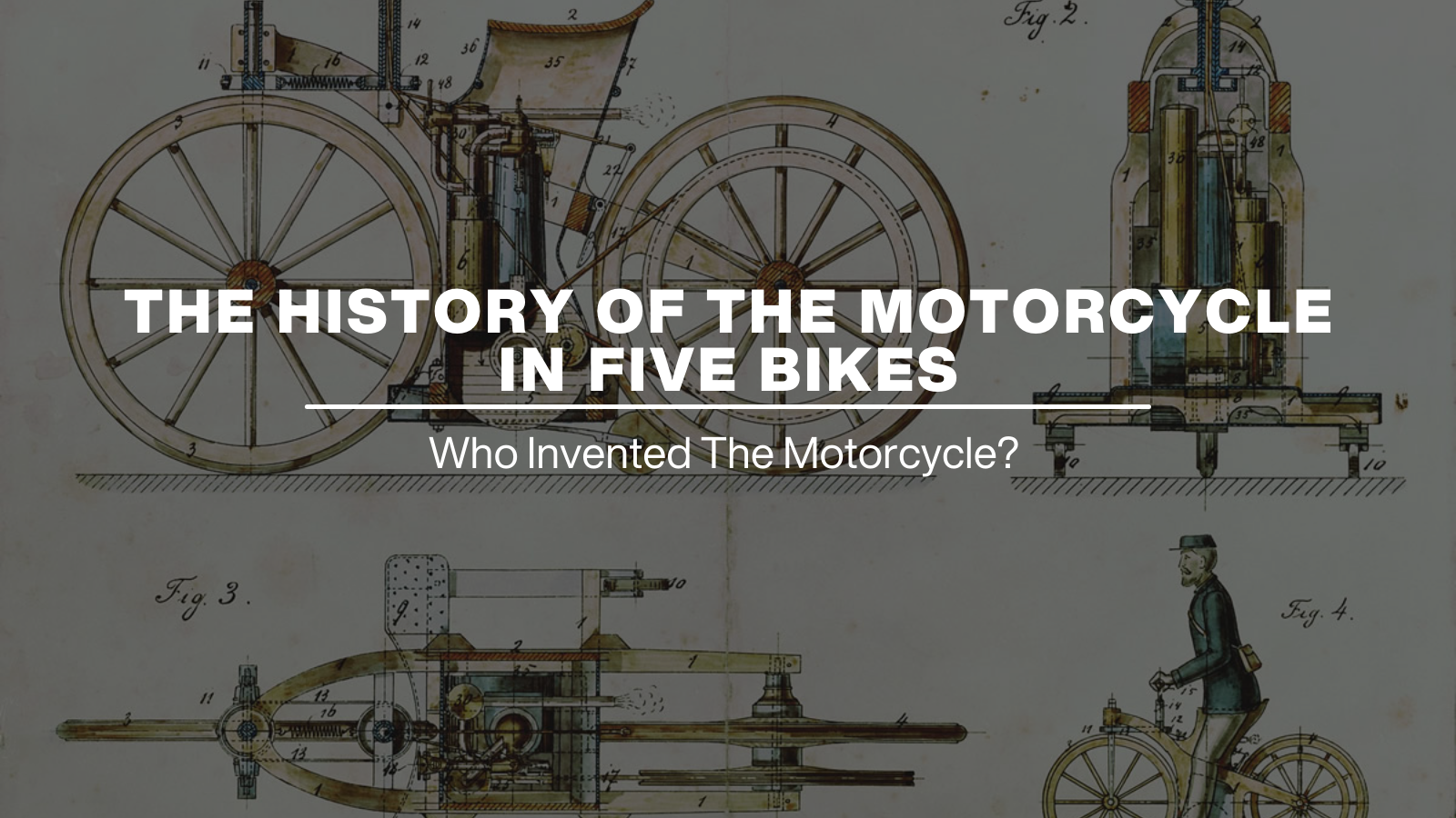 THE HISTORY OF THE MOTORCYCLE IN FIVE BIKES – EARPEACE